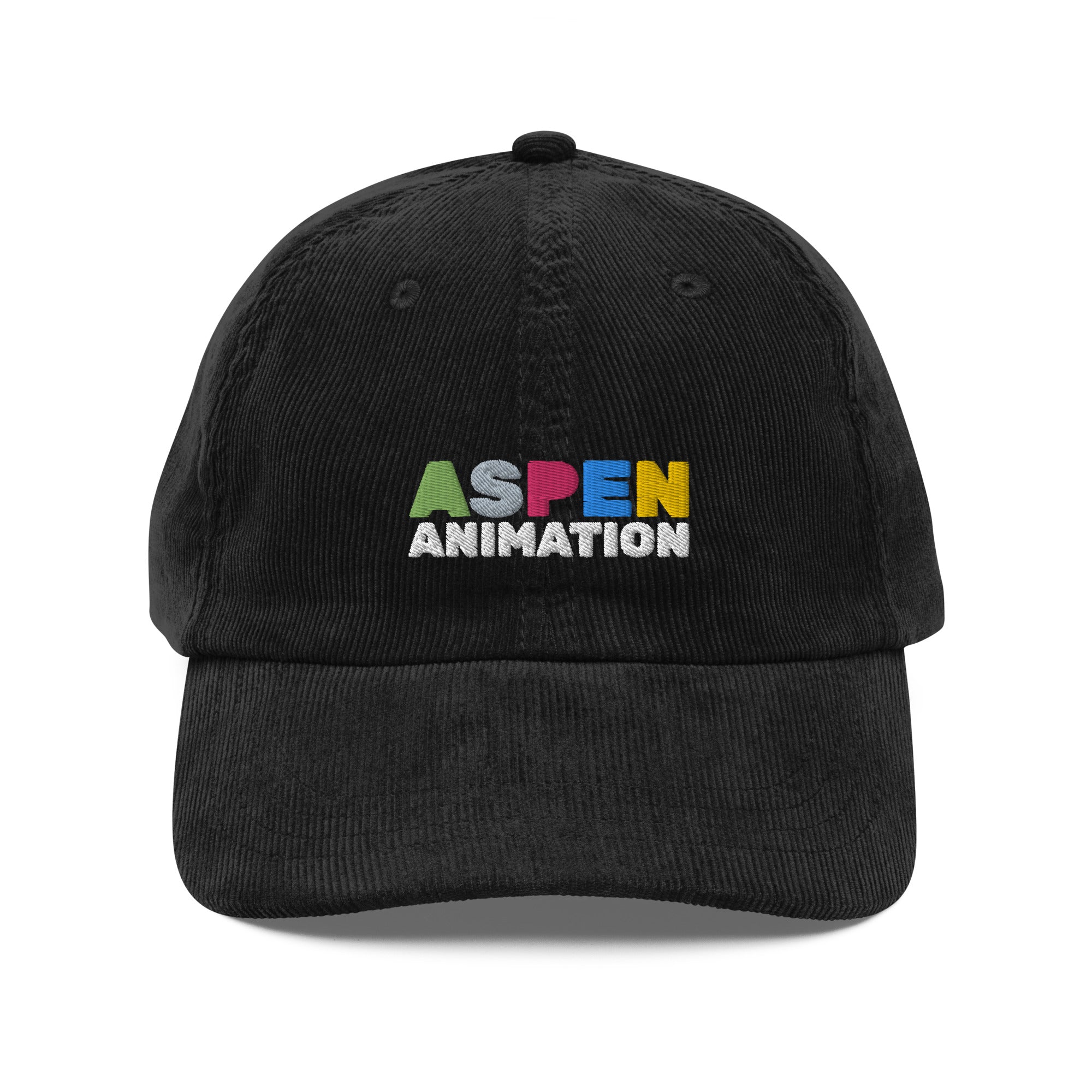 Aspen Animation - Embroidered Corduroy Cap – Aspen Animation - Official ...